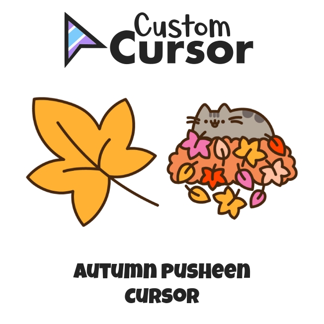 Autumn Pusheen cursor – Custom Cursor