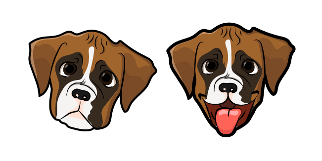 Cute Boxer Puppy cursor – Custom Cursor browser extension