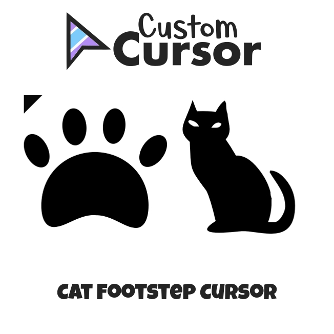 Cat Footstep cursor – Custom Cursor