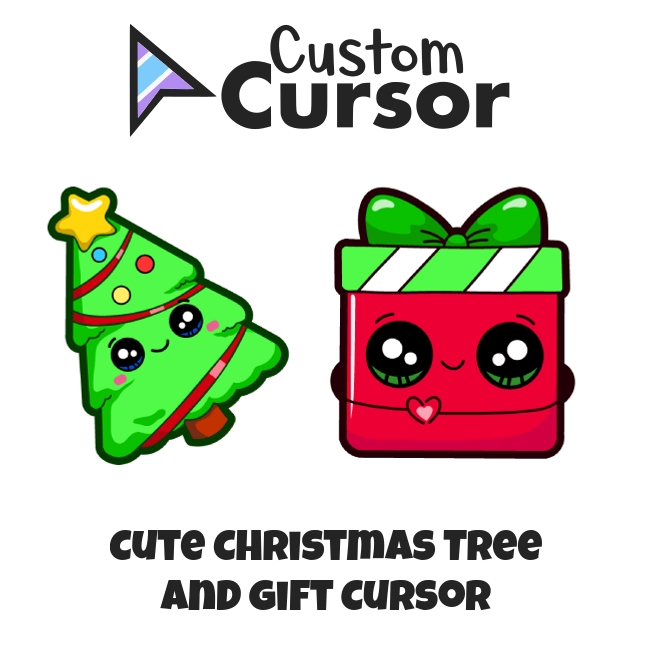 Cute Christmas Tree and Gift cursor – Custom Cursor