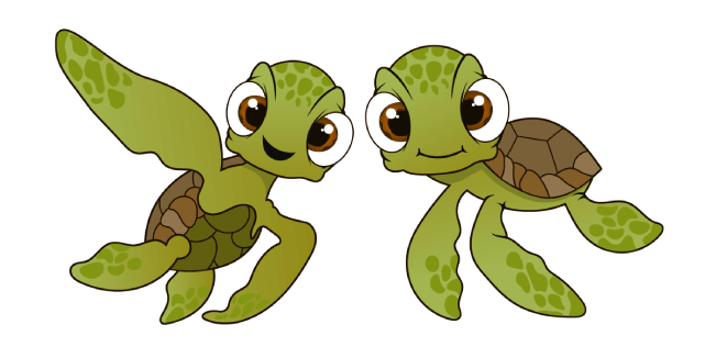 Finding Nemo Squirt cursor – Custom Cursor browser extension