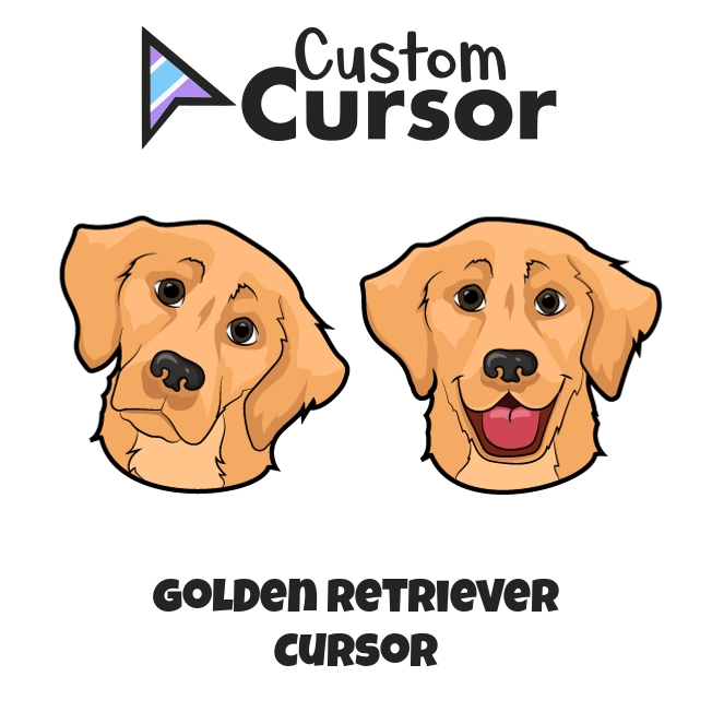 Golden Retriever Dog cursor – Custom Cursor