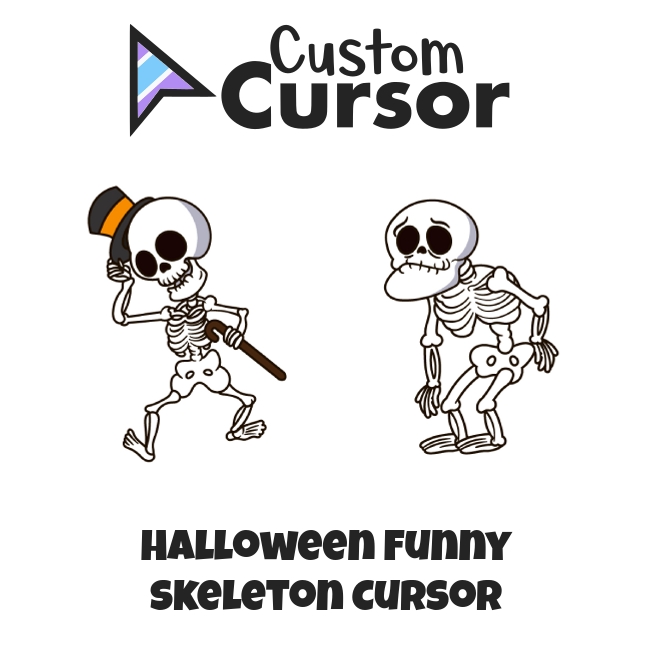 Halloween Funny Skeleton cursor – Custom Cursor