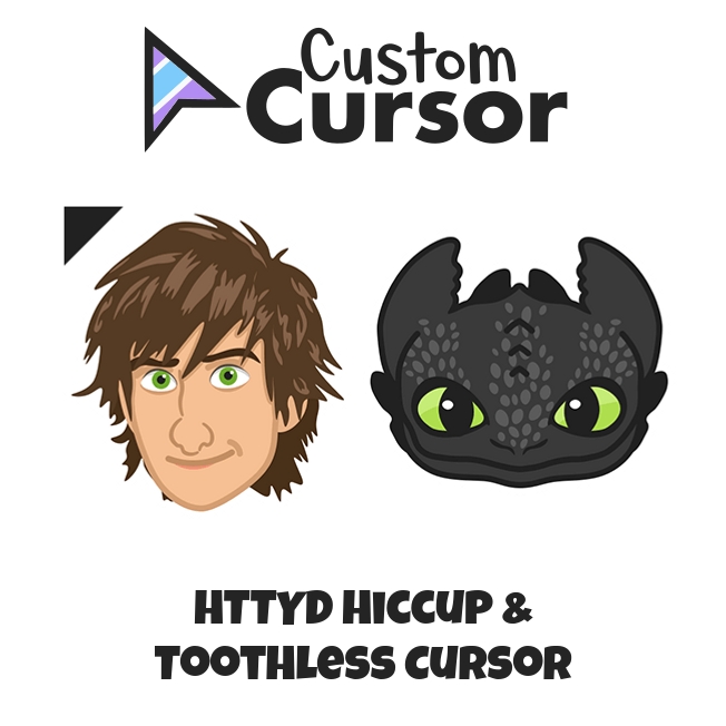 HTTYD Hiccup & Toothless cursor – Custom Cursor