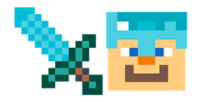 Minecraft Bamboo and Panda cursor – Custom Cursor browser extension