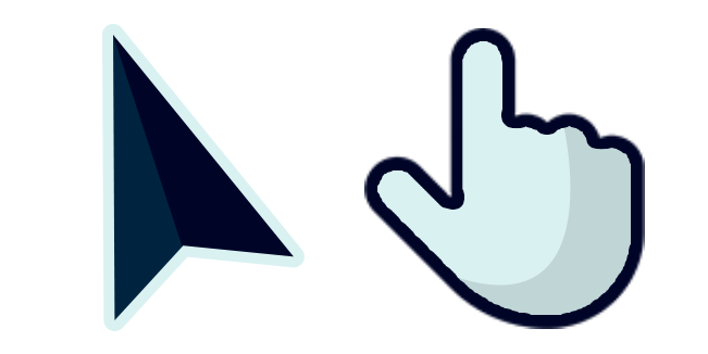 Modern Black cursor – Custom Cursor browser extension