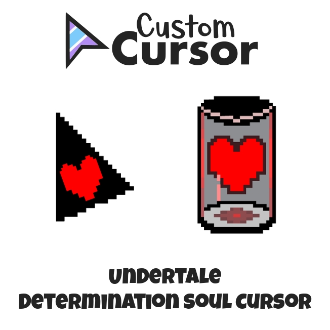 Undertale Determination Soul cursor – Custom Cursor