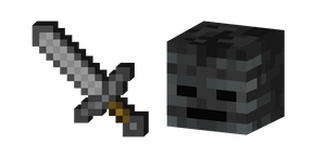 Minecraft Netherite Sword and Netherite Armor Steve cursor – Custom ...