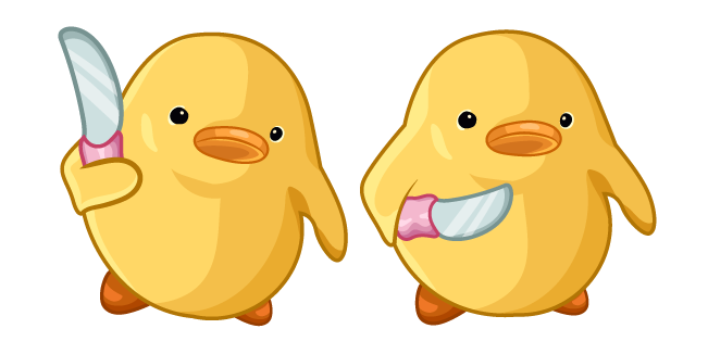 Duck With a Knife Meme cursor – Custom Cursor browser extension