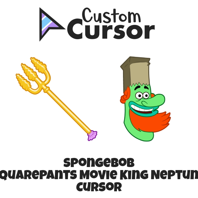SpongeBob SquarePants Movie King Neptune cursor – Custom Cursor