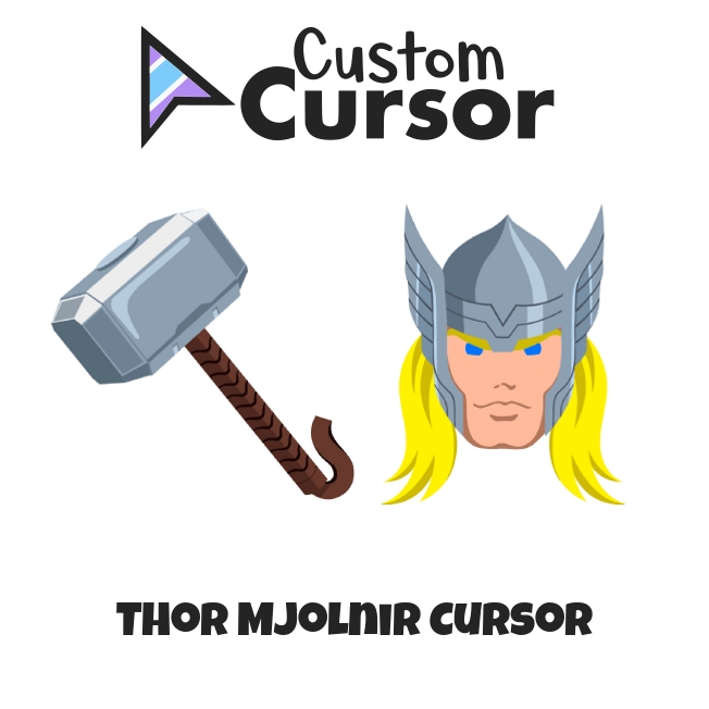 Thor and Mjolnir cursor – Custom Cursor