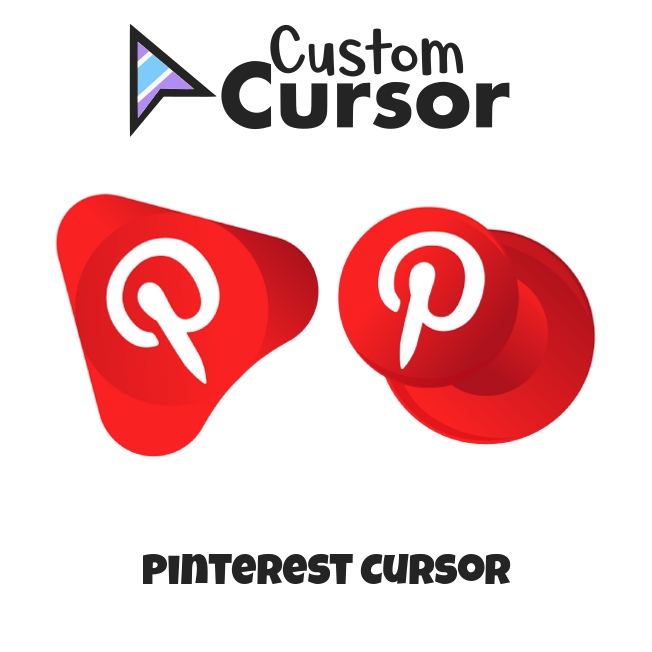 Pinterest cursor – Custom Cursor