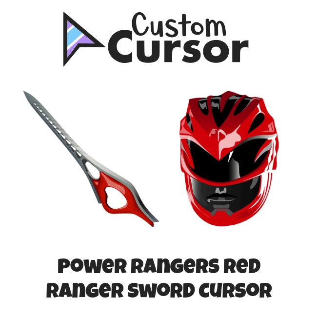 Power Rangers Red Ranger Sword cursor – Custom Cursor