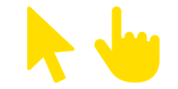 Yellow - Custom Cursor for Chrome™