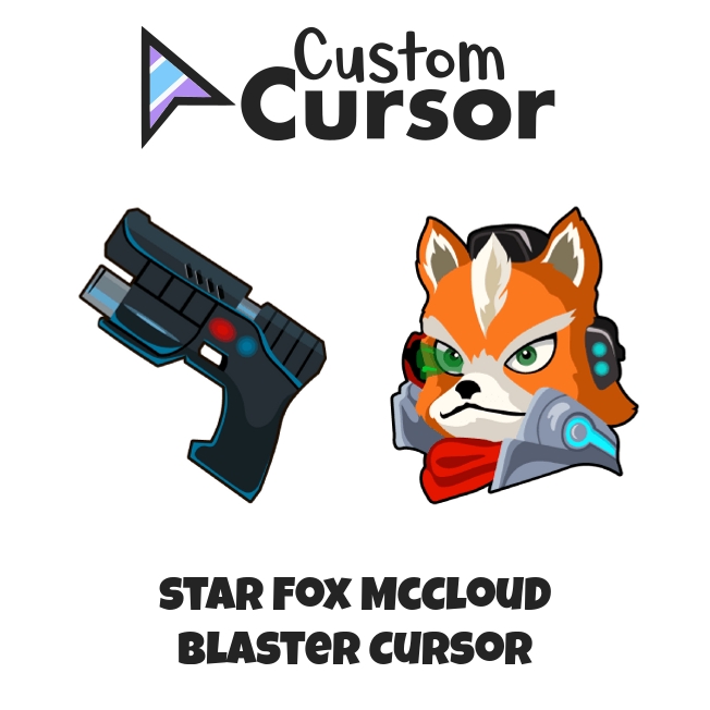 Star Fox McCloud Blaster cursor – Custom Cursor