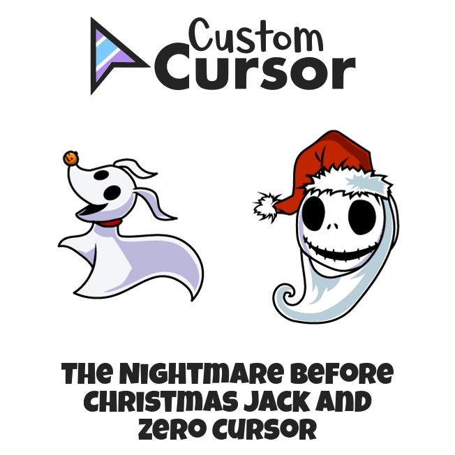 The Nightmare Before Christmas Jack and Zero cursor – Custom Cursor