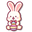 Kawaii Easter Bunny Painting an Egg cursor – Custom Cursor