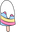 VSCO Girl Rainbow Cake and Ice Cream cursor – Custom Cursor