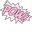 VSCO Girl Pink Barbell and POW Speech Bubble cursor – Custom Cursor
