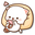 Mochi Mochi Peach Cat Scrolling on the Phone cursor – Custom Cursor
