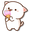 Mochi Mochi Peach Cat y Helado cursor – Custom Cursor