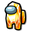 Among Us Orange Citrine Character cursor – Custom Cursor