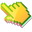 3D Yellow Pineapple Pixel cursor – Custom Cursor