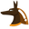 Minimal Brown Anubis cursor – Custom Cursor