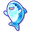 Cute Blue Jelly Shark cursor – Custom Cursor