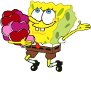 SpongeBob Valentine's Day cursor – Custom Cursor browser extension