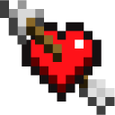 Minecraft Heart with Arrow and Pink Creeper cursor – Custom Cursor ...