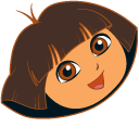Dora the Explorer Dora and Boots cursor – Custom Cursor browser extension