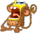 Monkey SpongeBob cursor – Custom Cursor browser extension