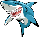 Funny Great White Shark cursor – Custom Cursor browser extension