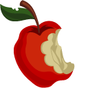 Red Apple cursor – Custom Cursor browser extension