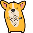 Cute Dancing Corgi Dog cursor – Custom Cursor browser extension