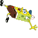 Spongebob Slipping On Ice cursor – Custom Cursor browser extension
