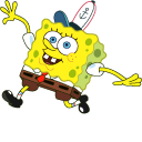 Spongebob Slipping On Ice cursor – Custom Cursor browser extension