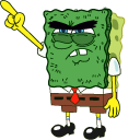 Abrasive SpongeBob cursor – Custom Cursor browser extension