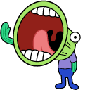 SpongeBob Hoopla Fish cursor – Custom Cursor browser extension