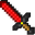 Minecraft Redstone Sword and Red Steve cursor – Custom Cursor browser extension