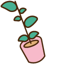 Sloth and Plant cursor – Custom Cursor browser extension