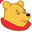 Tuxedo Winnie the Pooh cursor – Custom Cursor browser extension