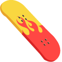 Skateboard Deck cursor – Custom Cursor browser extension