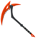Fortnite Inferno Skin Pickaxe cursor – Custom Cursor browser extension