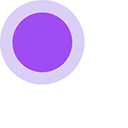Purple Dot cursor – Custom Cursor browser extension