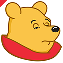 Tuxedo Winnie the Pooh cursor – Custom Cursor browser extension