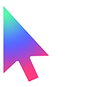Youth Time Gradient cursor – Custom Cursor browser extension