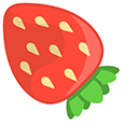 Strawberry with Chocolate cursor – Custom Cursor browser extension