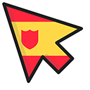 Spain Flag cursor – Custom Cursor browser extension